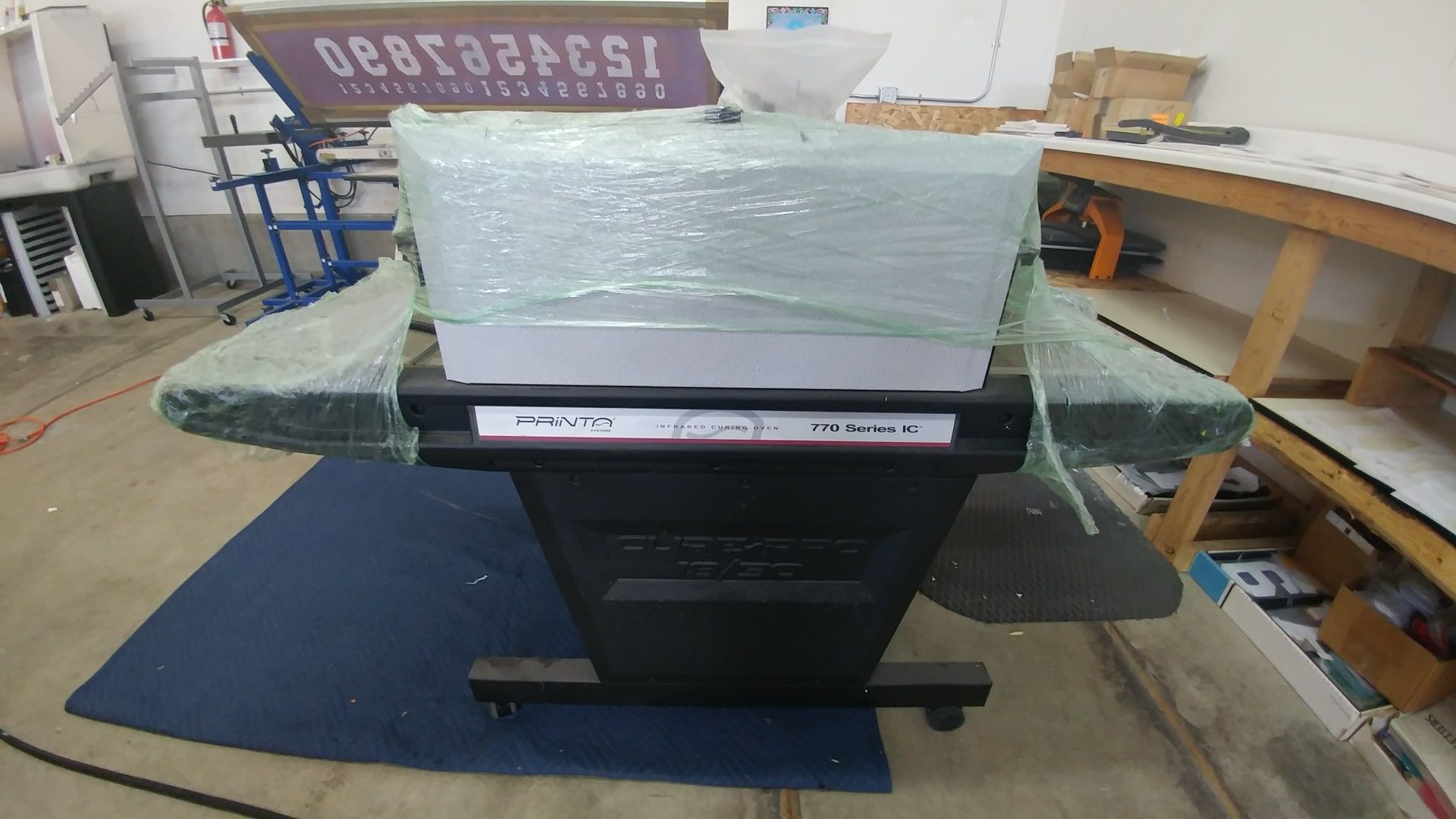 Printa systems 770 series IC Infrared Curing Oven 220v Configured for ...