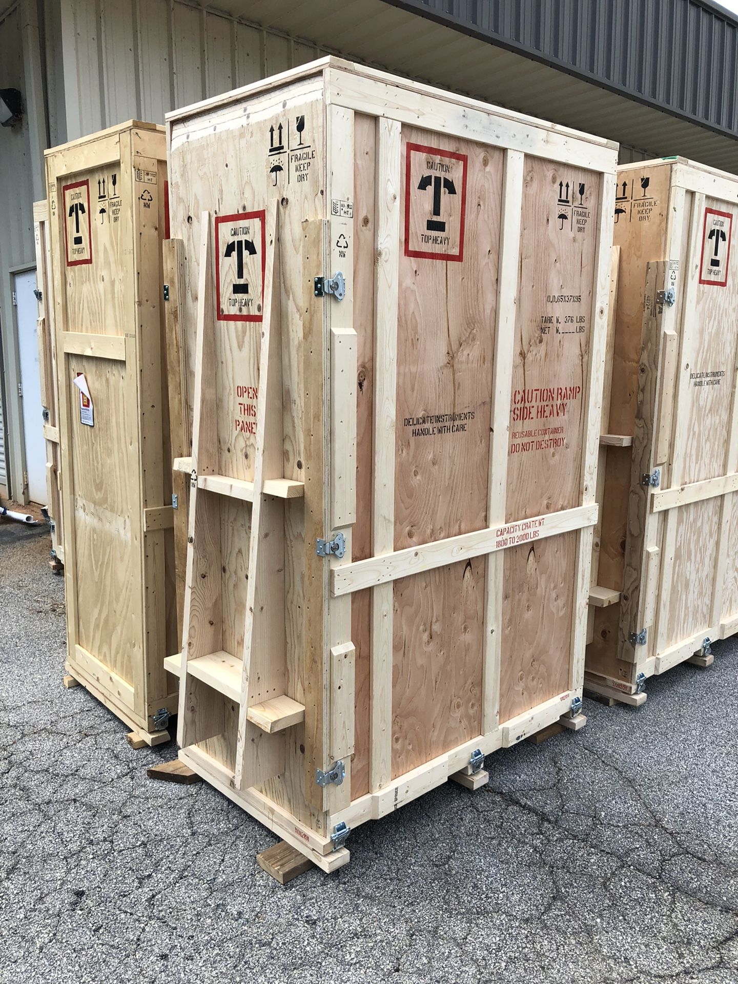 BIG Wood Crates! Plywood - Lumber - Shipping - Container for Sale in ...