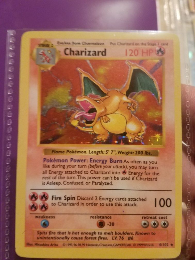 Shadowless Charizard
