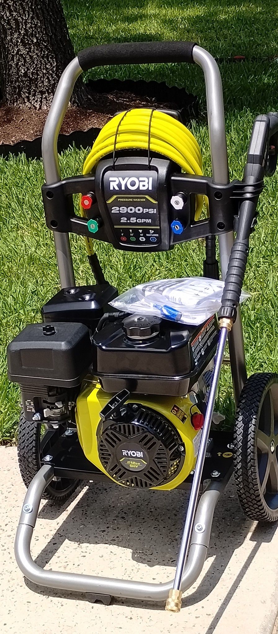 Brand New RYOBI 2900 PSI 2.5 GPM Cold Water Gas Pressure Washer with ...