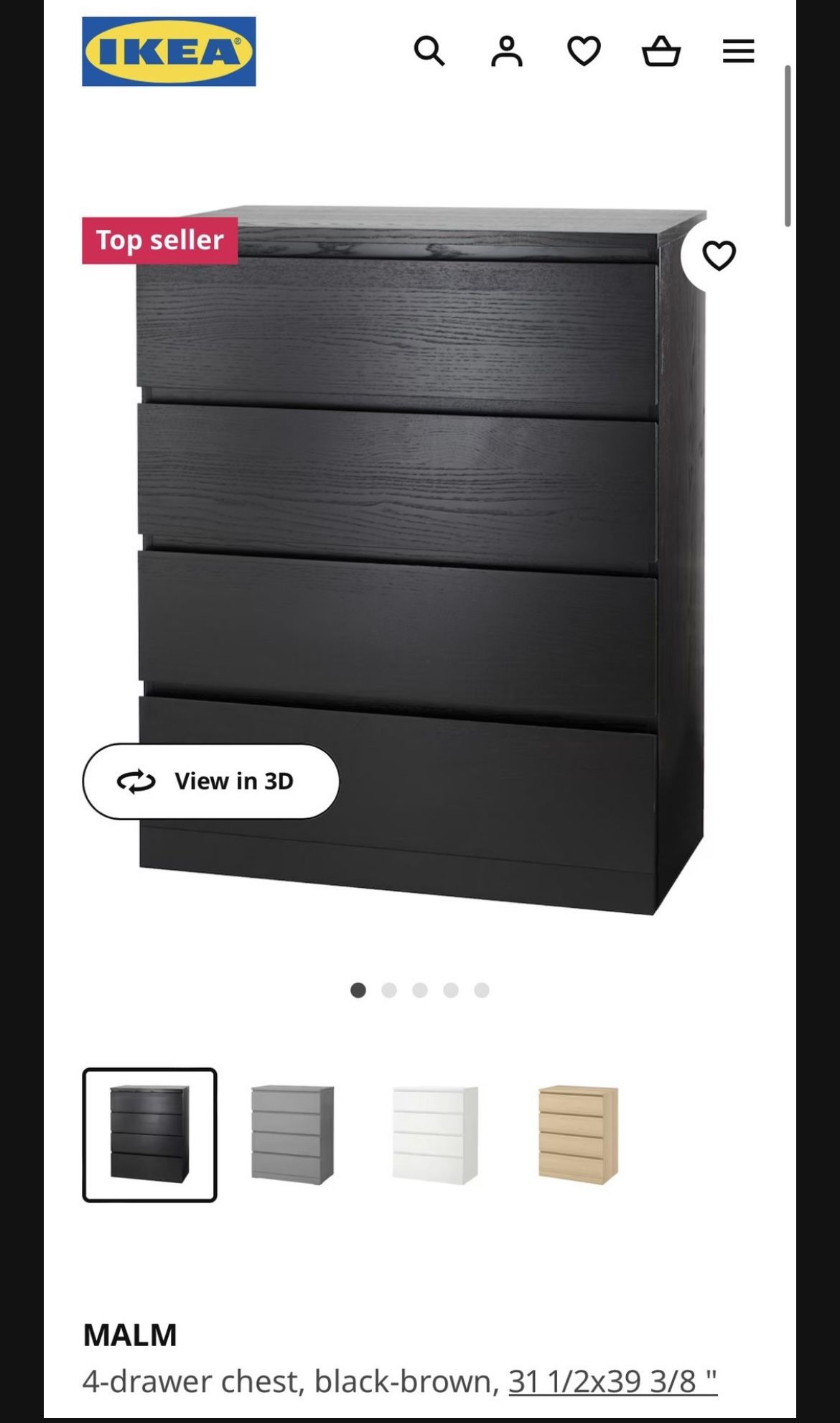 IKEA 4 Drawer Chest for Sale in Miami, FL - OfferUp