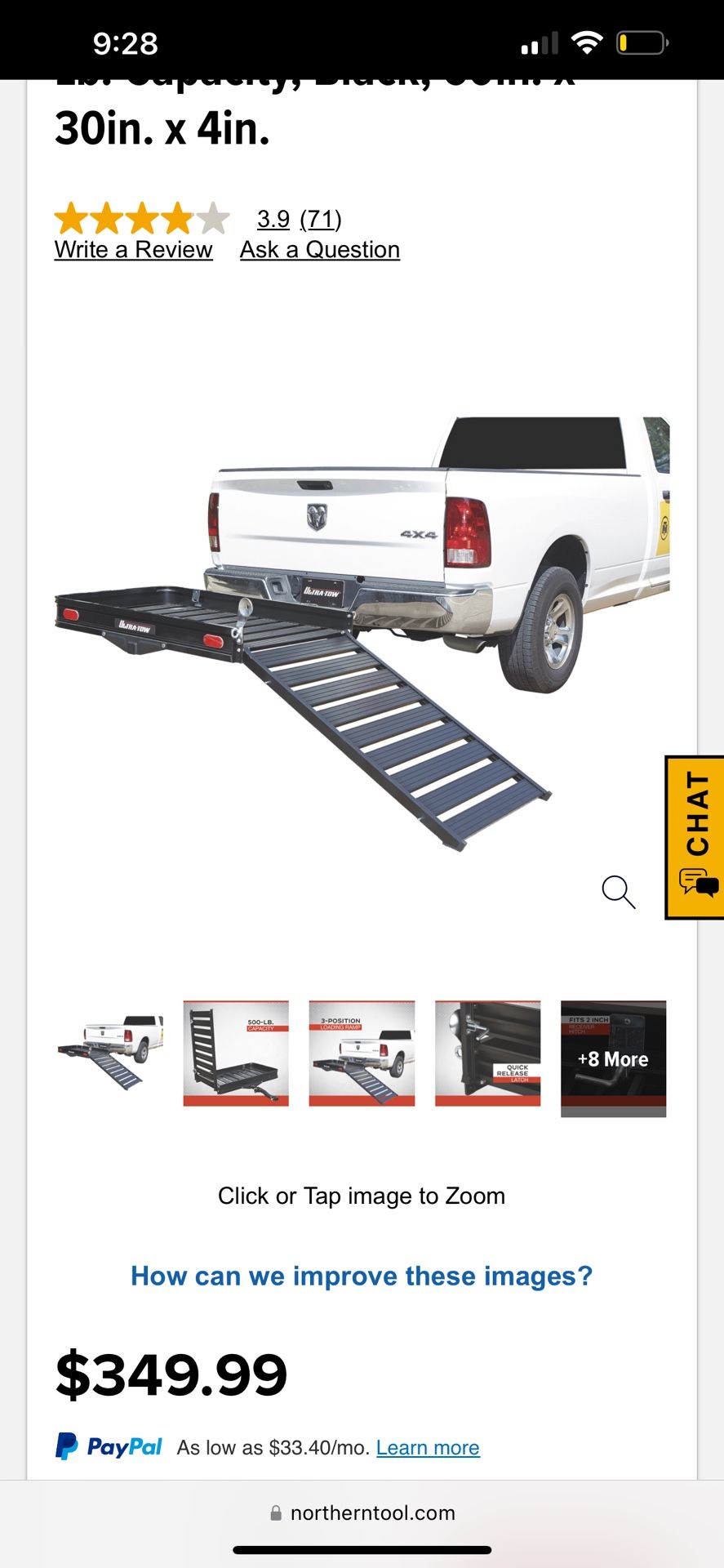 Ultra Tow Trailer $200 Firm Like New Barely Used for Sale in Addison ...