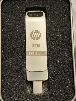 2TB HP USB Drive 3.0 With Type C Port for Sale in Chino, CA - OfferUp