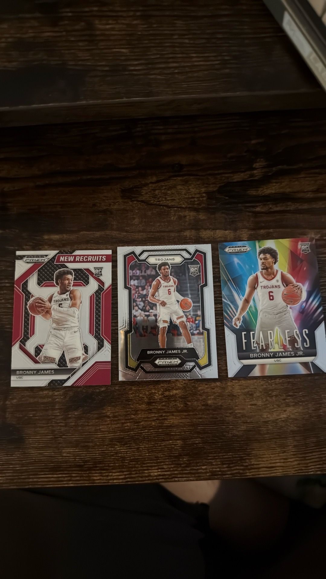 Bronny James Jr USC Prizm Rookie Card Lot (3 Cards) RC for Sale in ...