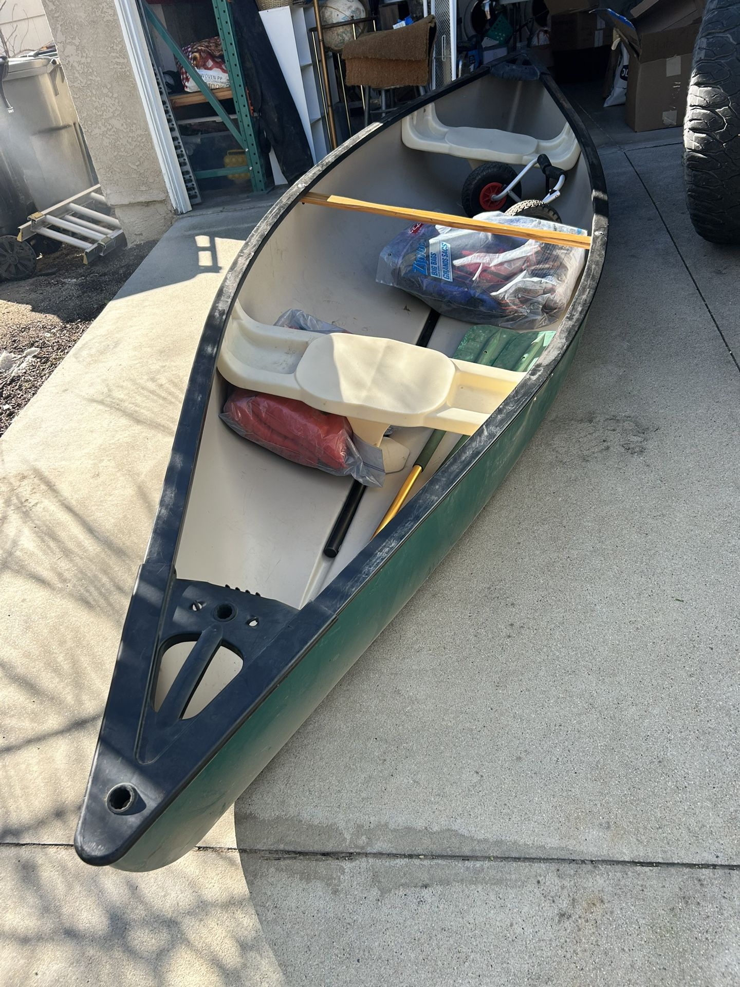 Rogue River 14’ Canoe - Model TK - Like New with Accessories for Sale ...