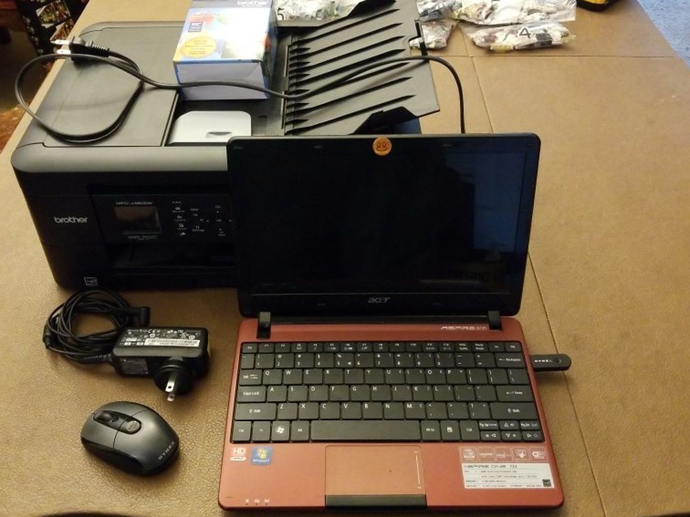 Acer Laptop And Brother Printer Combo for Sale in Riverbank, CA - OfferUp