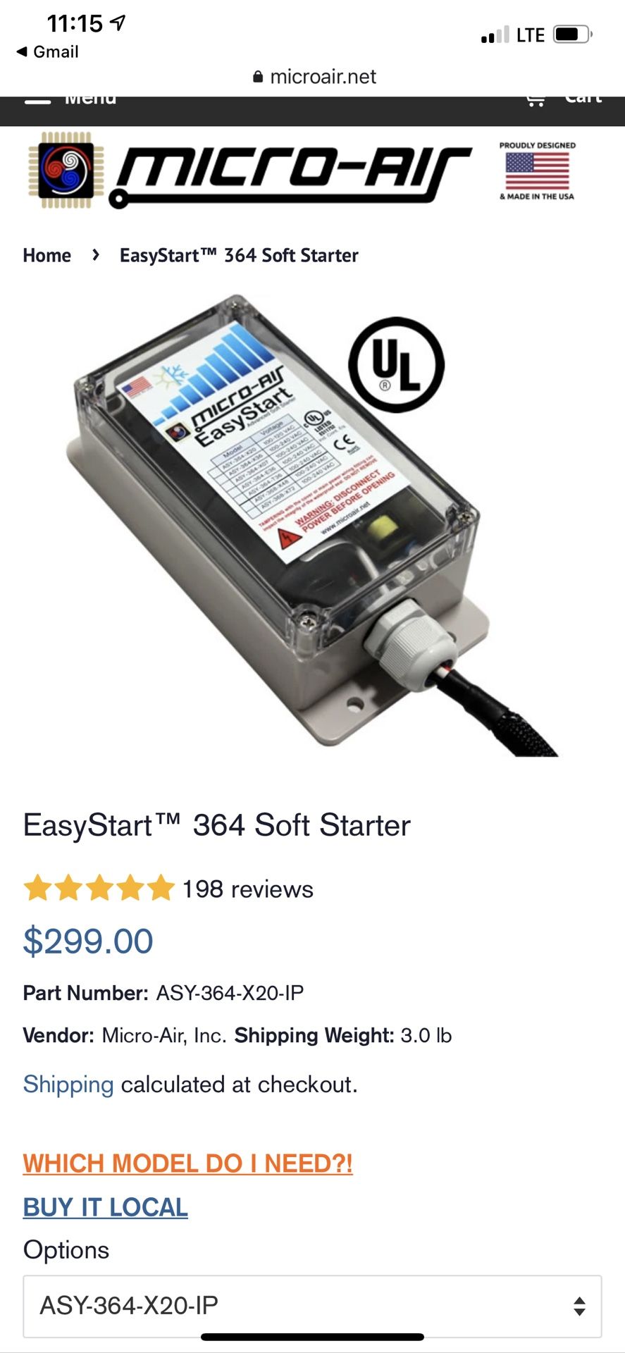 Micro Air Easy Start 364 Soft Starter (RV) for Sale in Visalia, CA ...