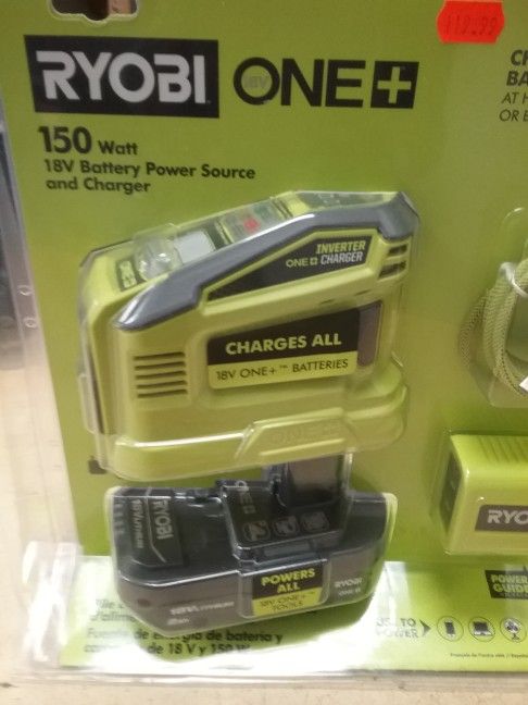 RYOBI - 18V ONE+ 150 WATT CHARGING POWER SOURCE / RYI150C ...... for ...