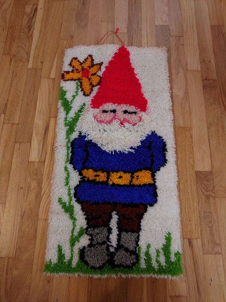 Latch Hook Gnome Rug for Sale in Issaquah, WA - OfferUp