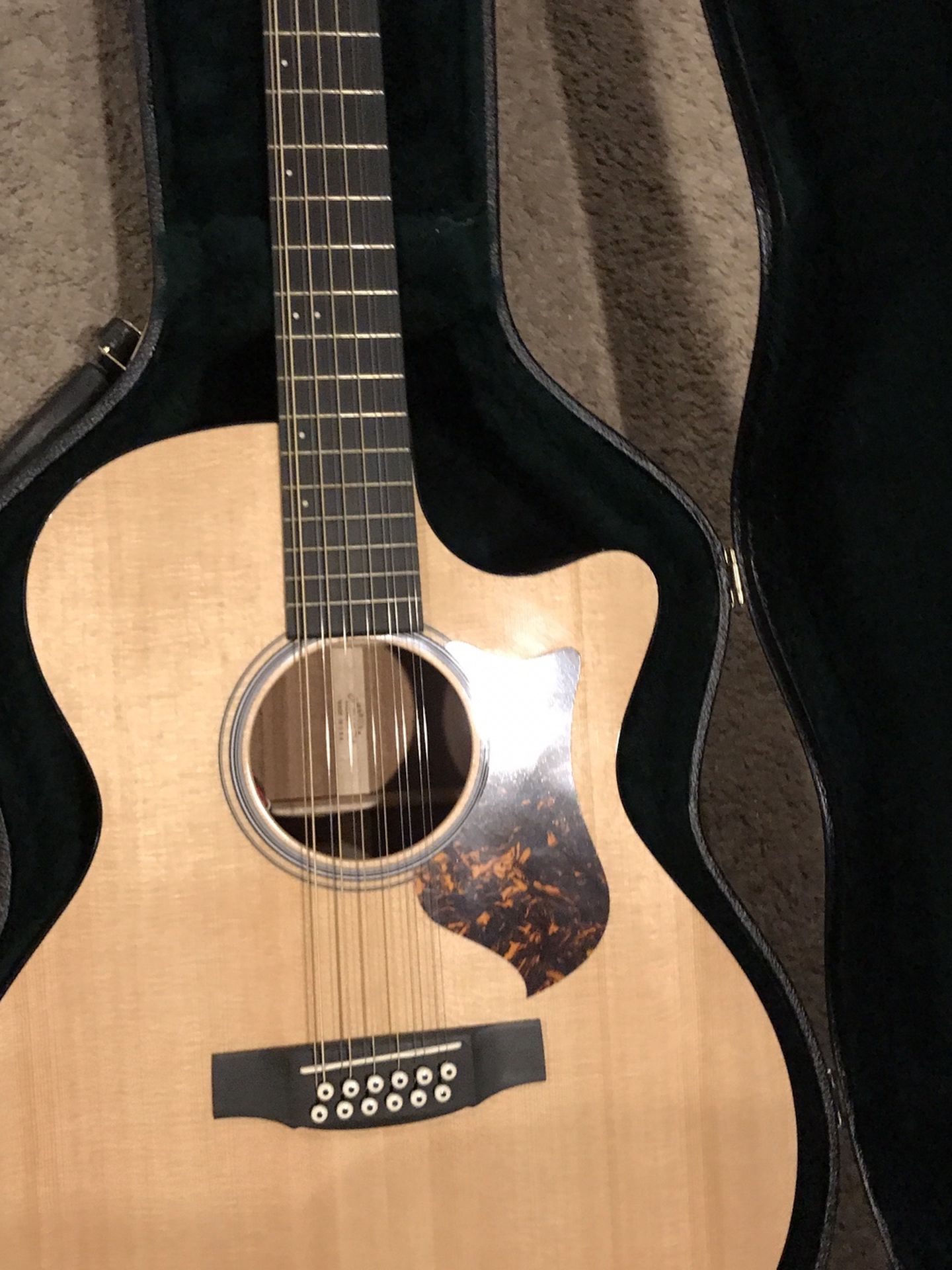 Martin 12 String Acoustic Electric With Original Case. for Sale in ...
