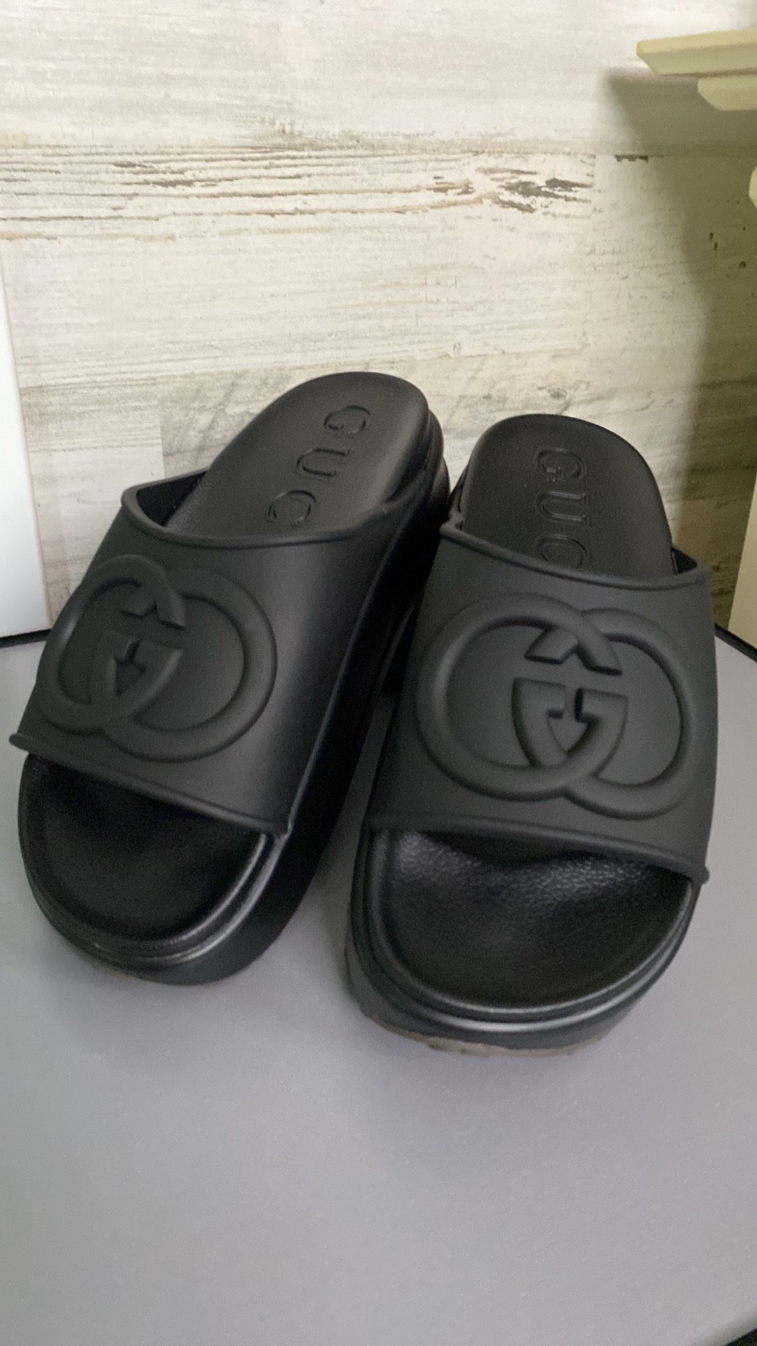 GG platform Slides Size 7.5 to 8 Brand New without Box for Sale in ...