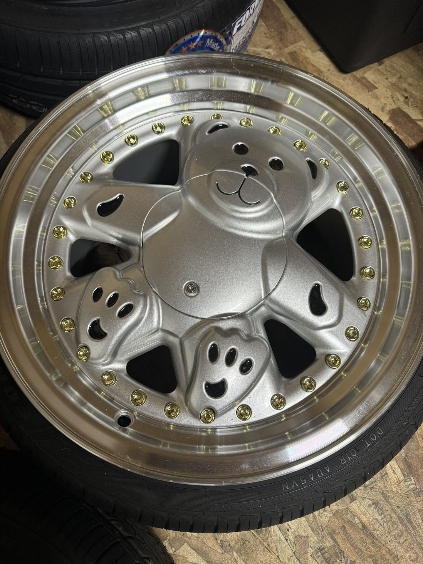 Teddy Bear Wheels 15x8 for Sale in Edmonds, WA - OfferUp