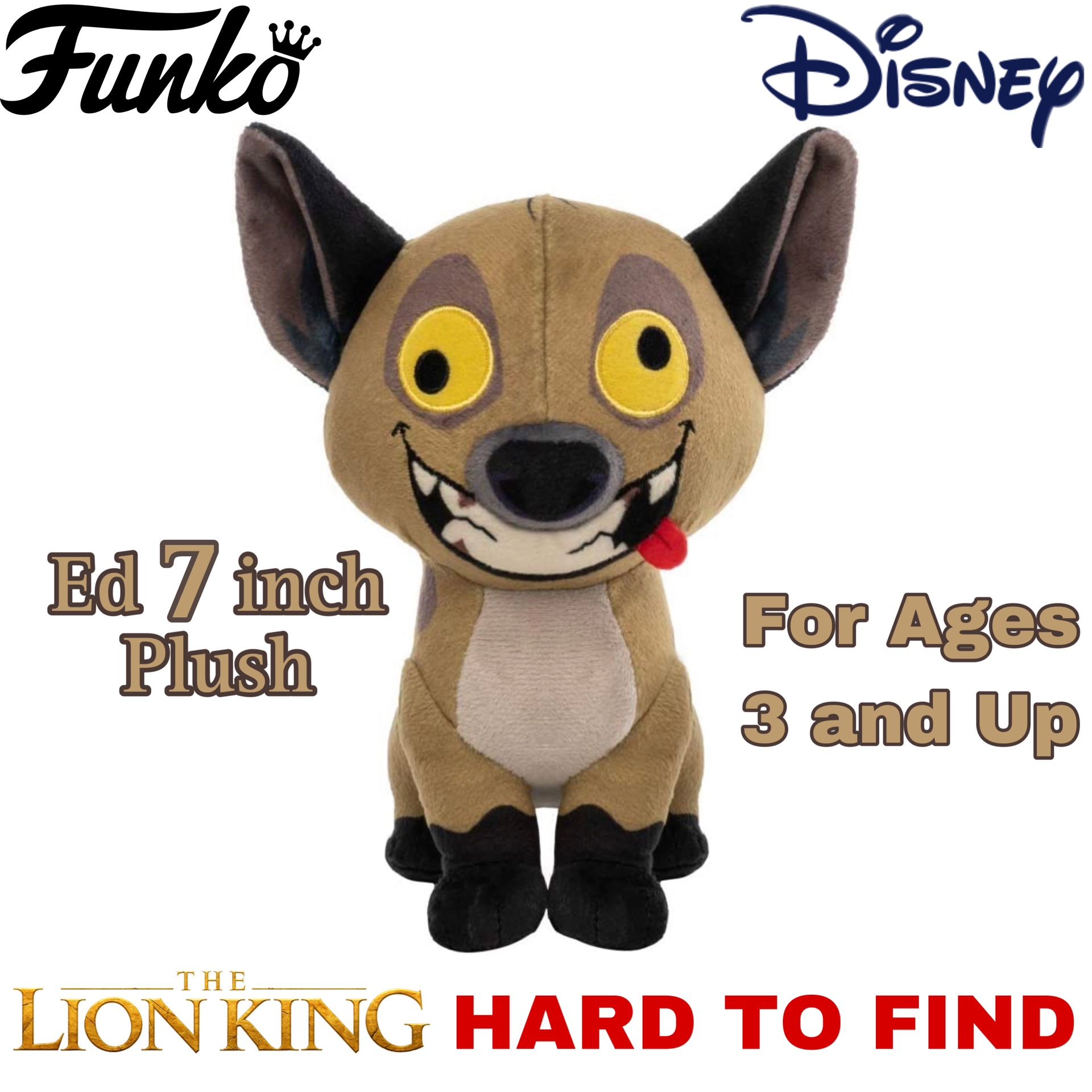 (RARE) Funko Supercute Plush: The Lion King-Ed the Hyena (PERFECT FOR ...