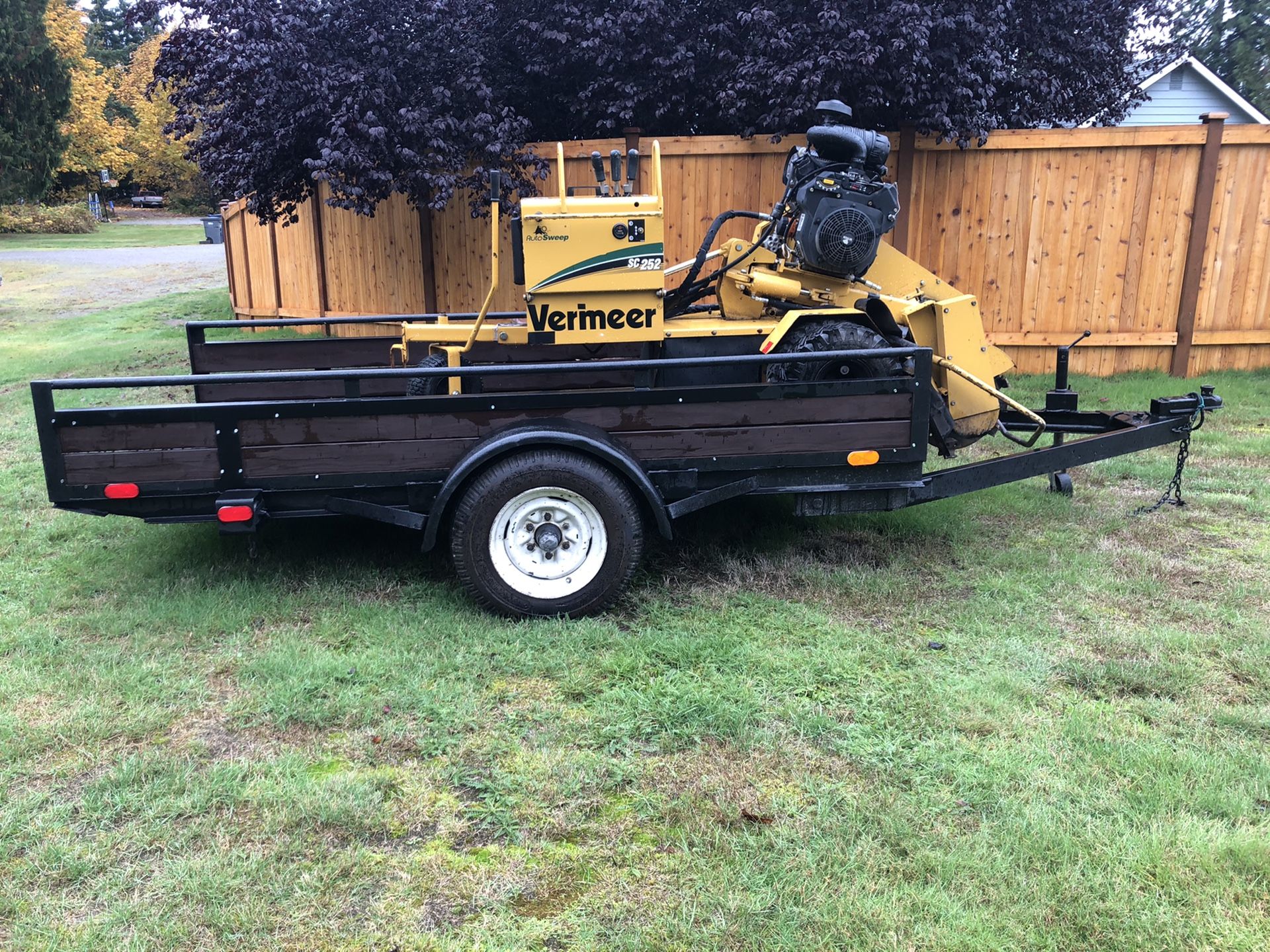 Stump Grinder and trailer for Sale in Arlington, WA - OfferUp