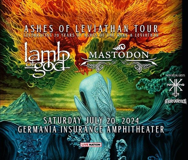 TONIGHT!!! Lamb of God & Mastodon: Ashes of Leviathan Tour Tickets at ...