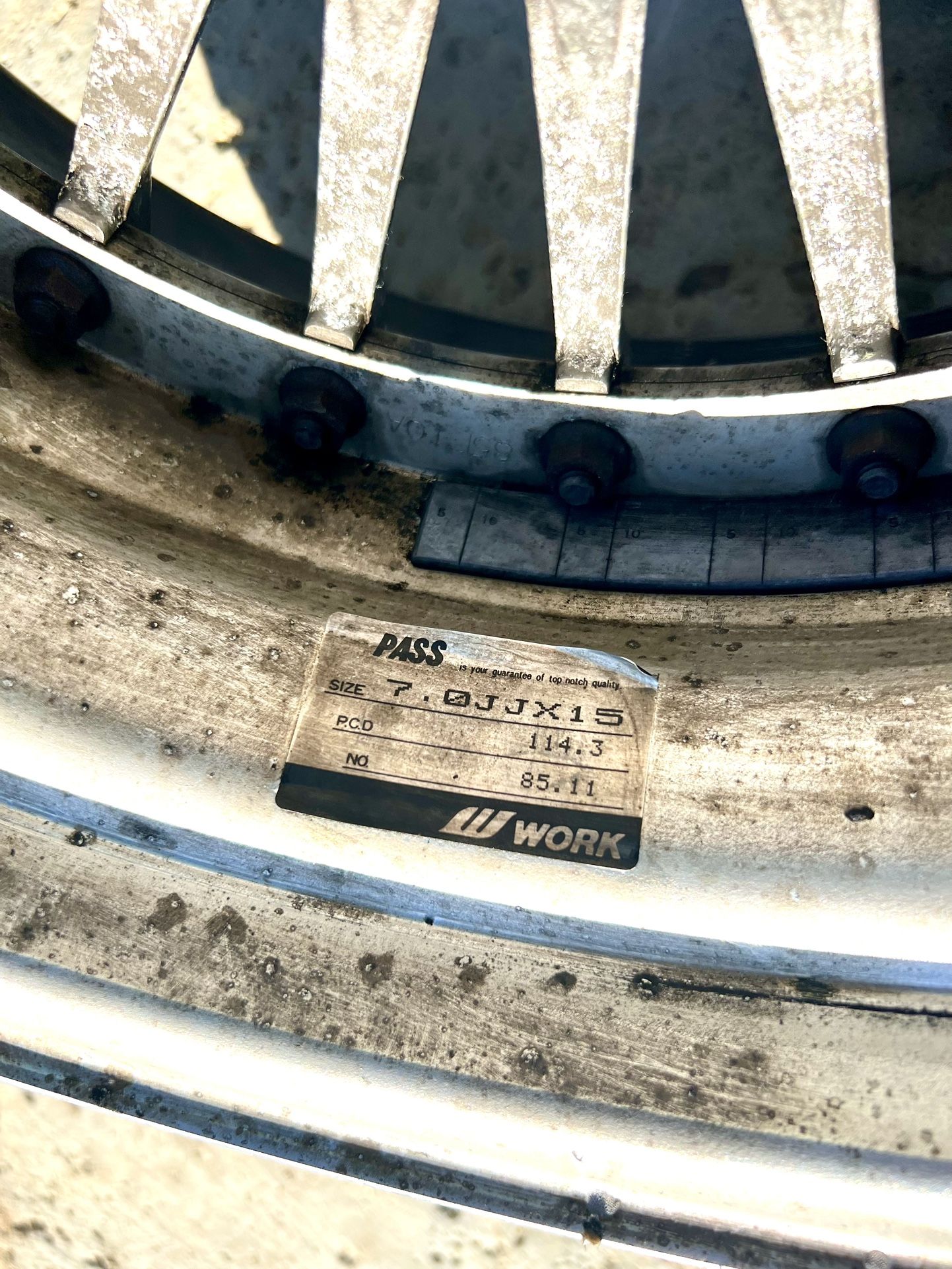 Work Ewing Fins Super Fin Jdm Wheels 15 Inch 15x7 for Sale in Fullerton ...