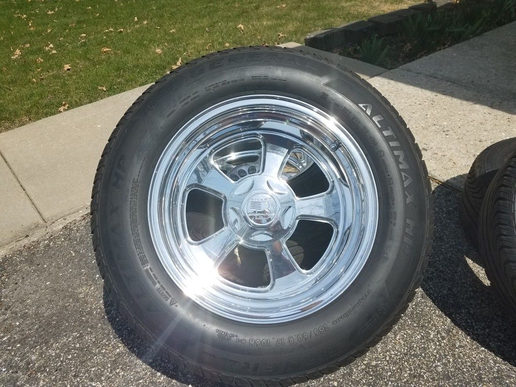 Billet Specialties Vintec Dish Rims with General Altimax HP Tires for ...