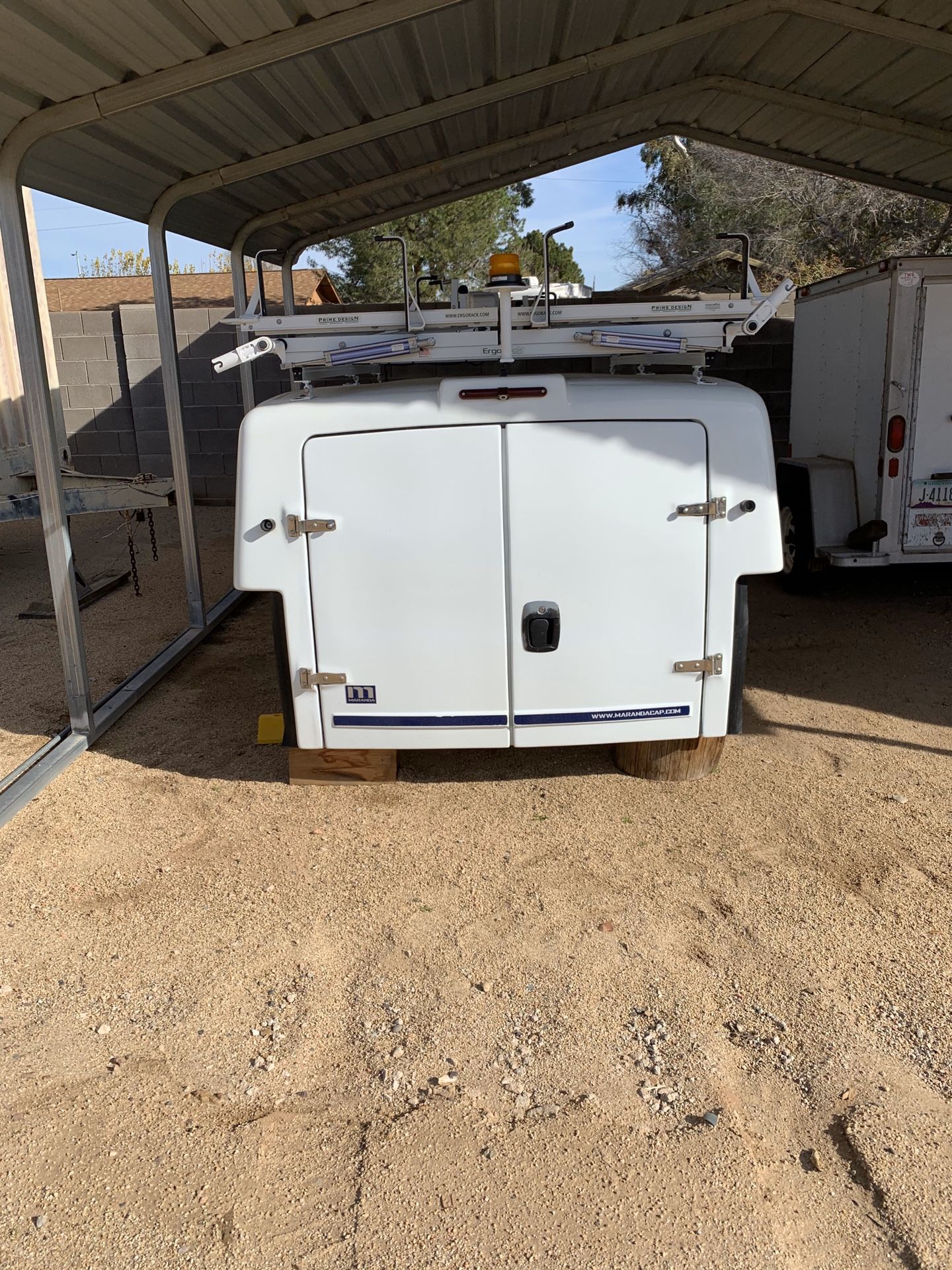 Maranda truck long bed cap tool box utility camper shell for Sale in ...