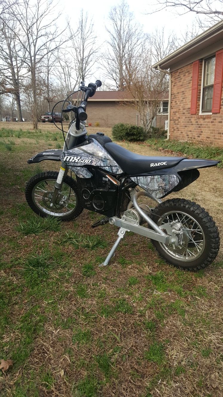 Razor Electric Dirt Bike Mx500