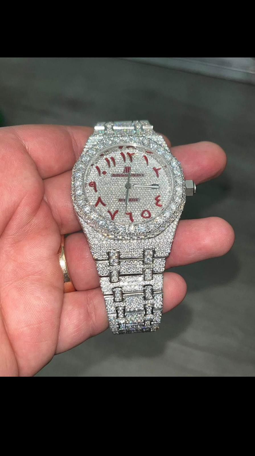 Arabic Numerals AP Iced Out Watch for Sale in Sudbury, MA - OfferUp