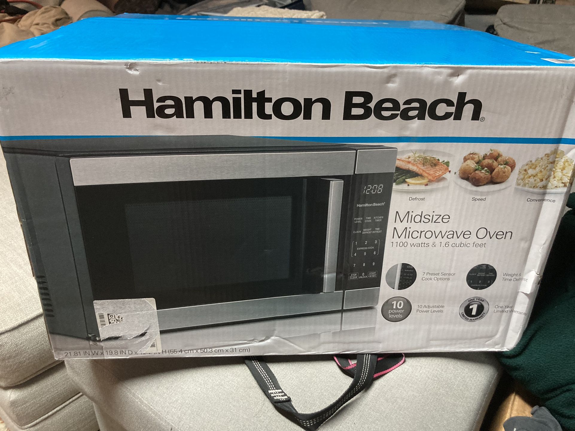 Hamilton Beach Microwave 1.6cu for Sale in Coronado, CA - OfferUp