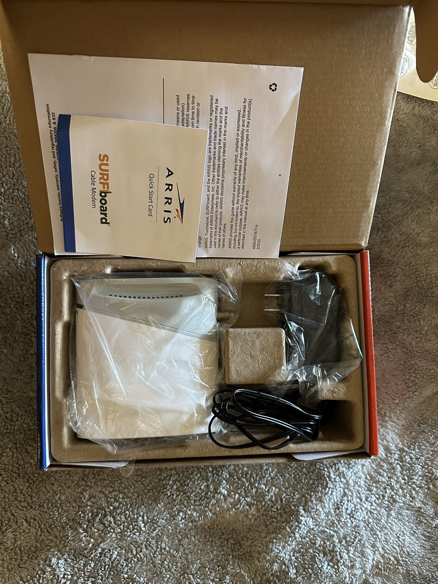 Arris S33 Cable Modem for Sale in Fall River, MA - OfferUp