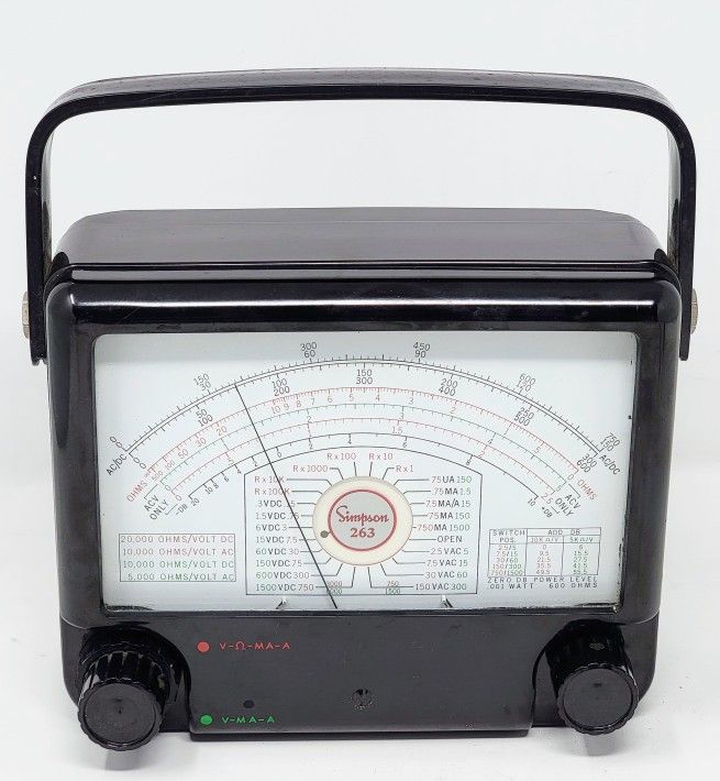 Simpson Analog Multimeter