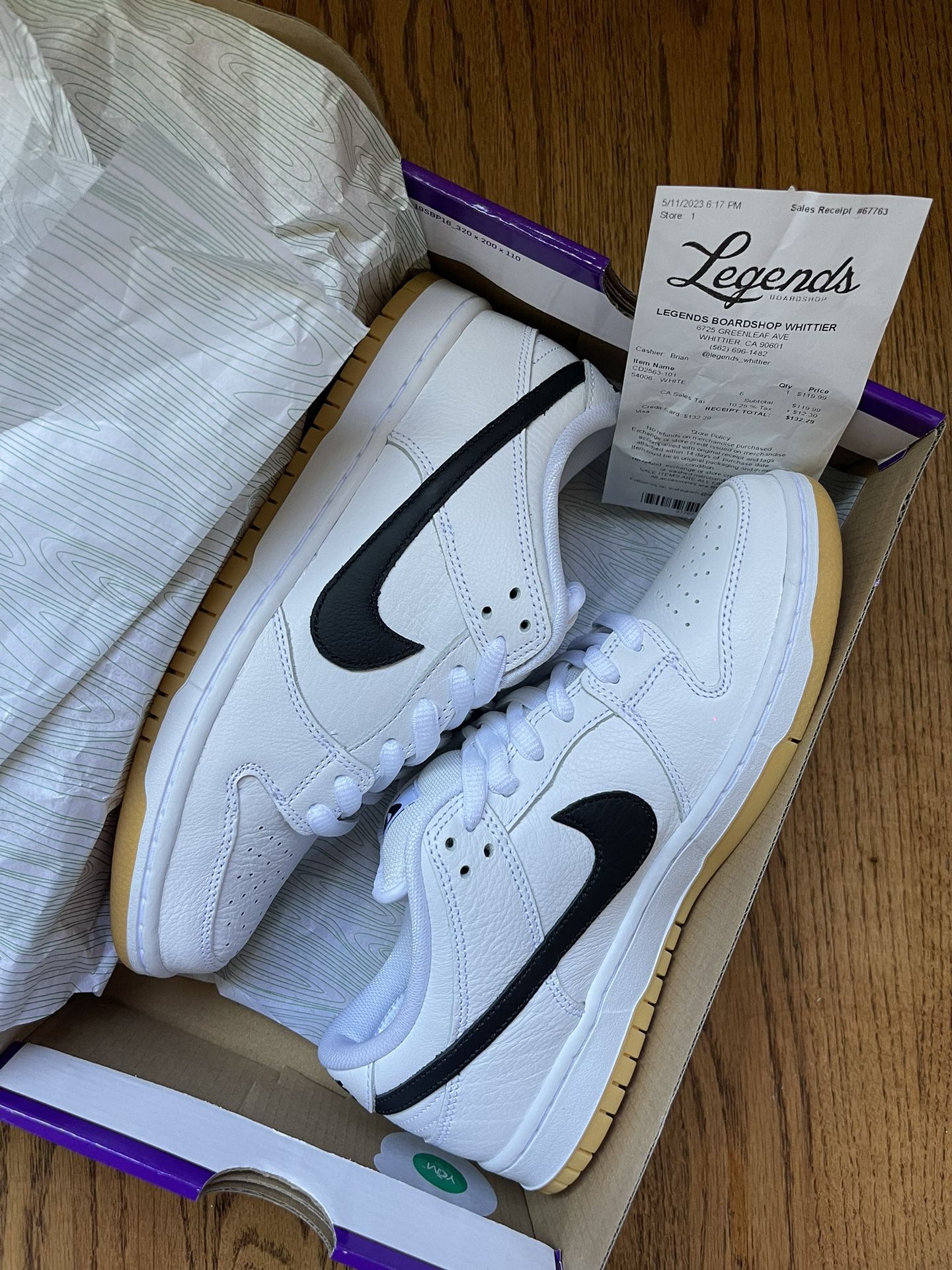 Nike Dunks Nike SB Dunk Low Pro White Gum. Early Pair Here By Chester ...