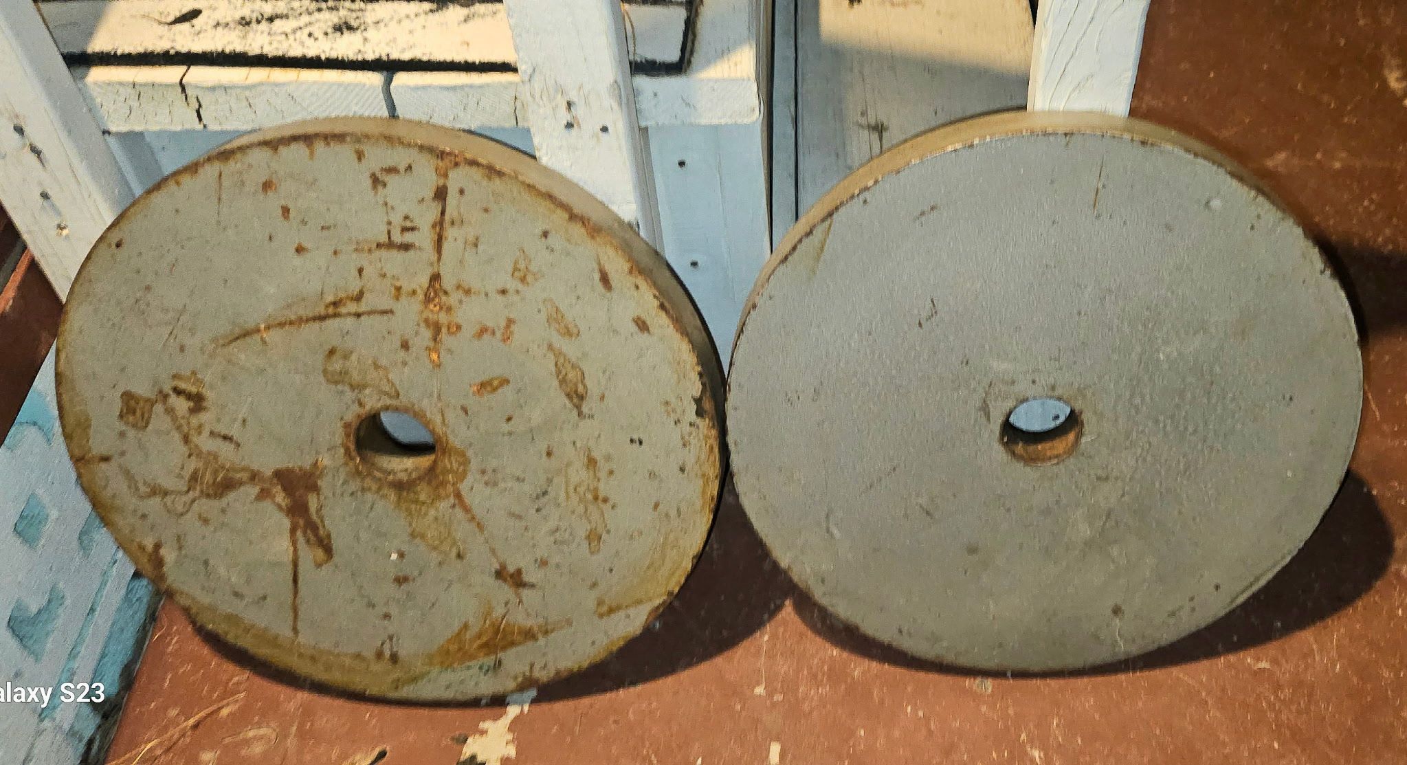 Vintage 45 pound plate set. : for Sale in Mesa, AZ - OfferUp