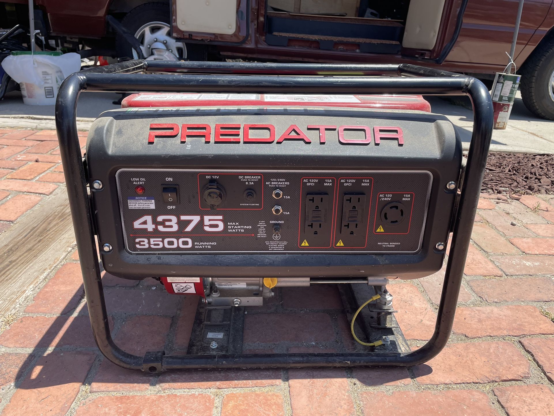 Predator Generator 4375 Watt Gas Powered for Sale in Escondido, CA ...