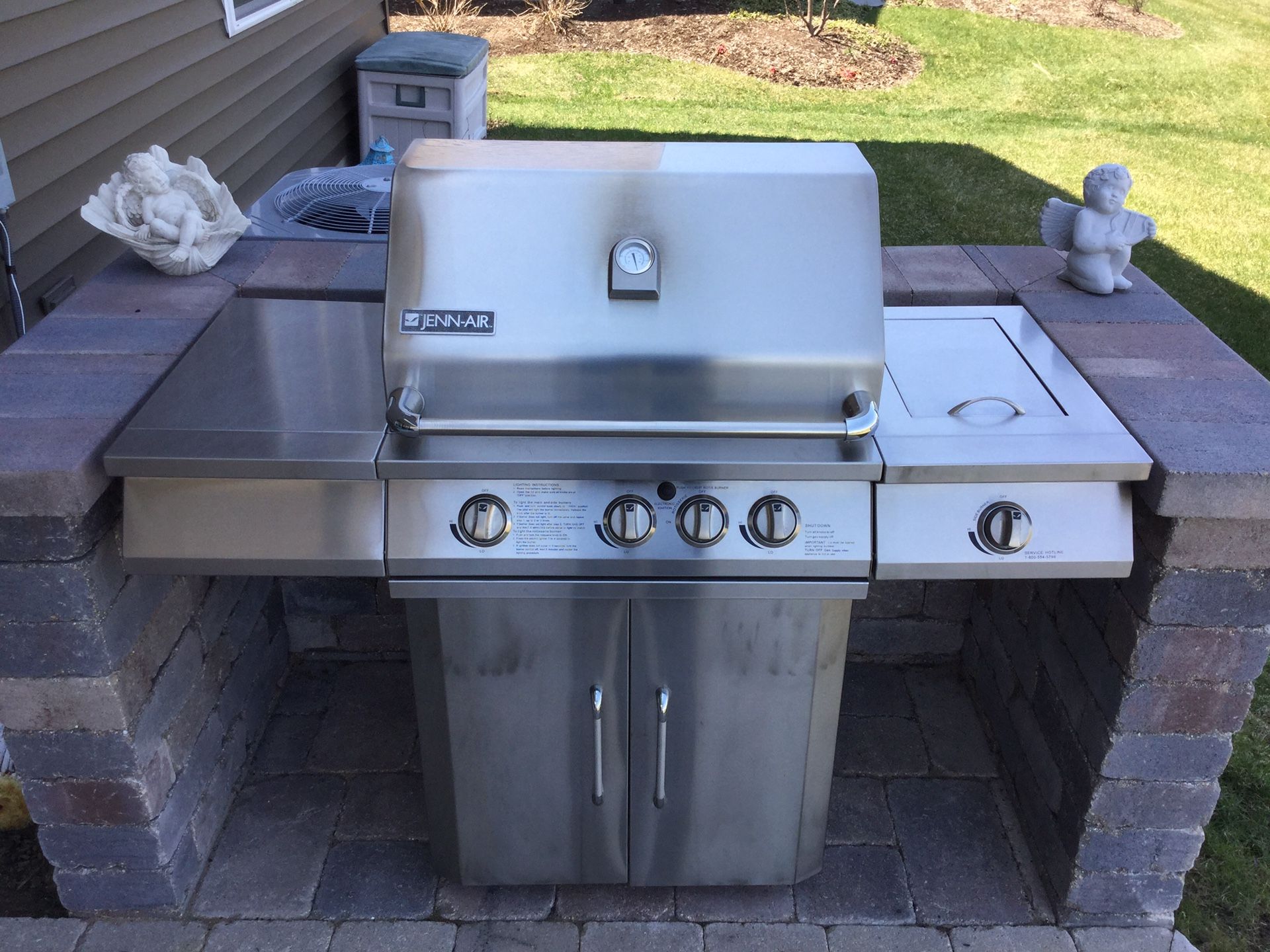 Jenn-Air Stainless Steel Gas Grill for Sale in Hampshire Township, IL ...