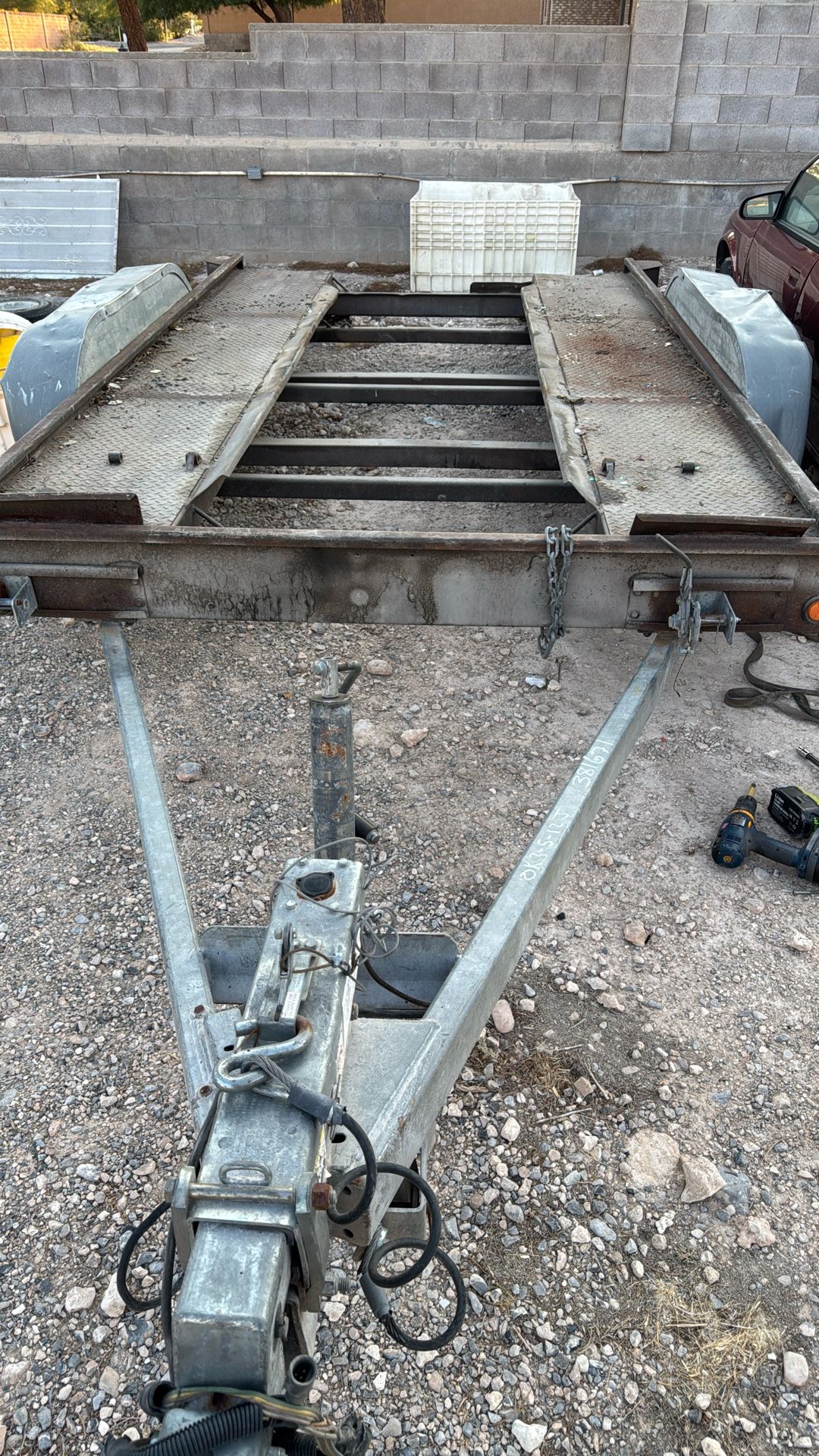 12 Ft Car Trailer W Built In Ramps for Sale in Las Vegas, NV - OfferUp