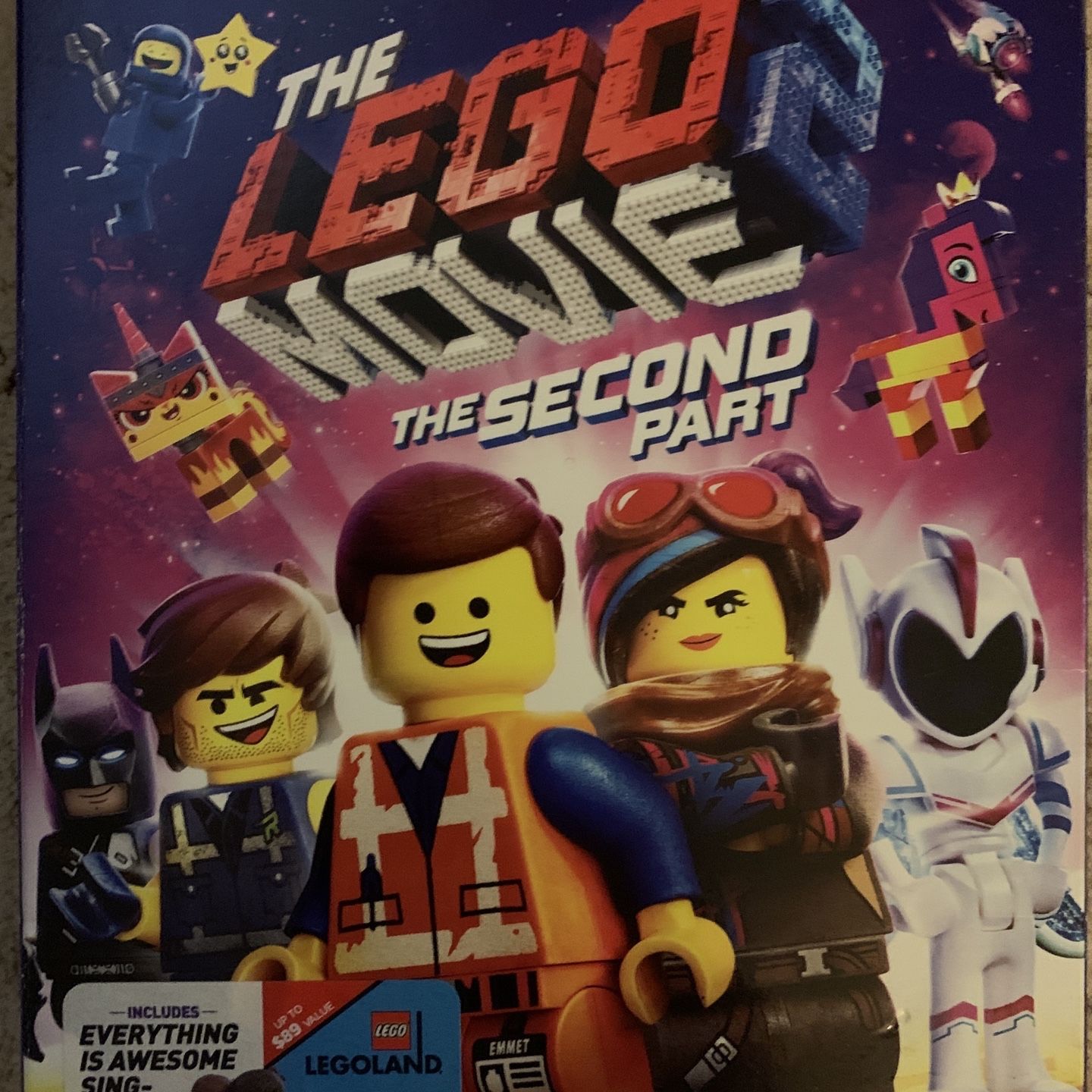 Lego Movie Blu Ray Cover