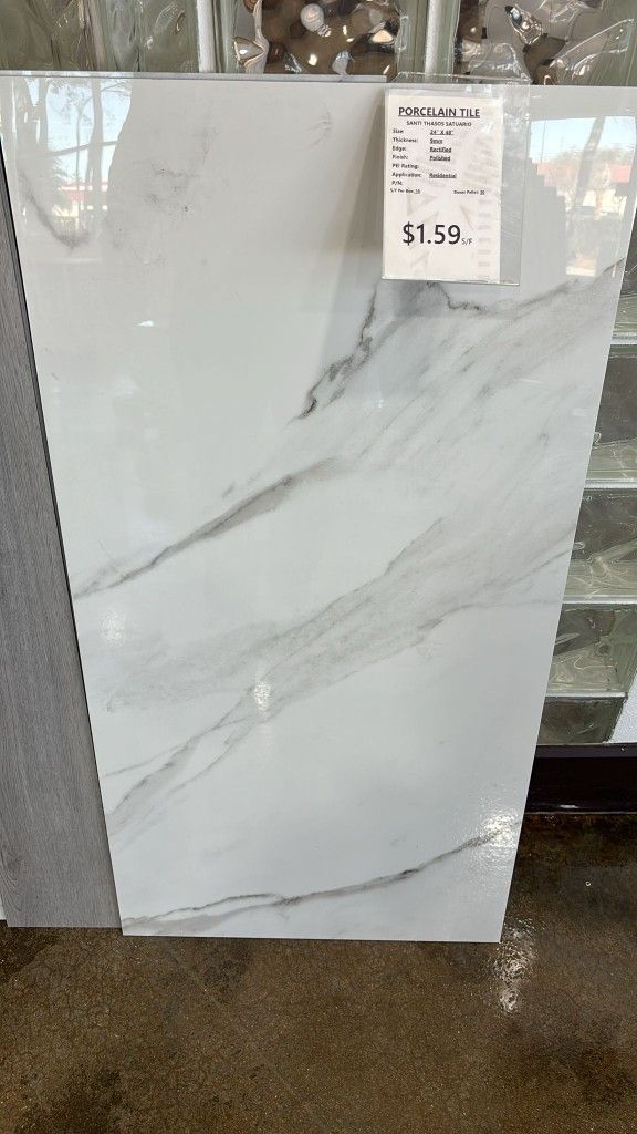 Large Format 24x48 White Porcelain Tiles for Sale in Belle Isle, FL ...