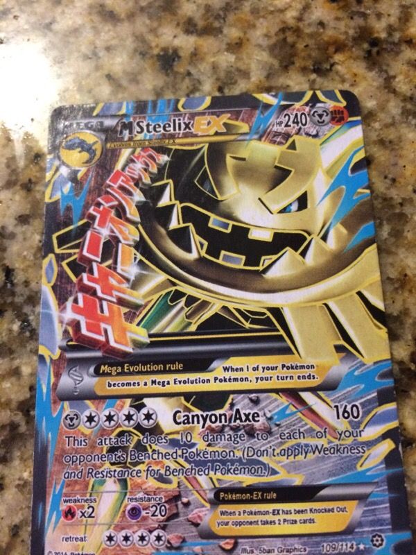 Pokemon Mega Steelix Card