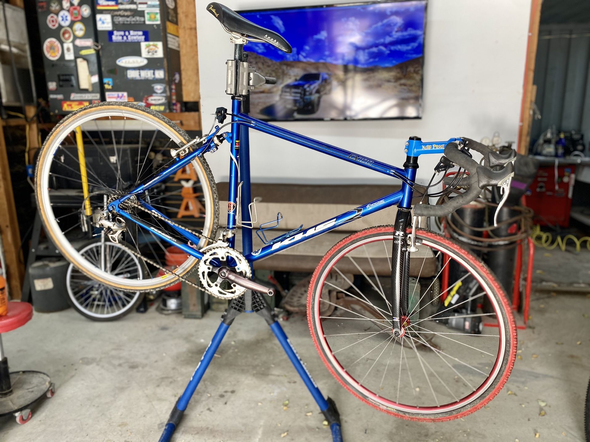 KHS CX100 Cyclocross / Gravel bike Rear Suspension + Carbon Fork ...