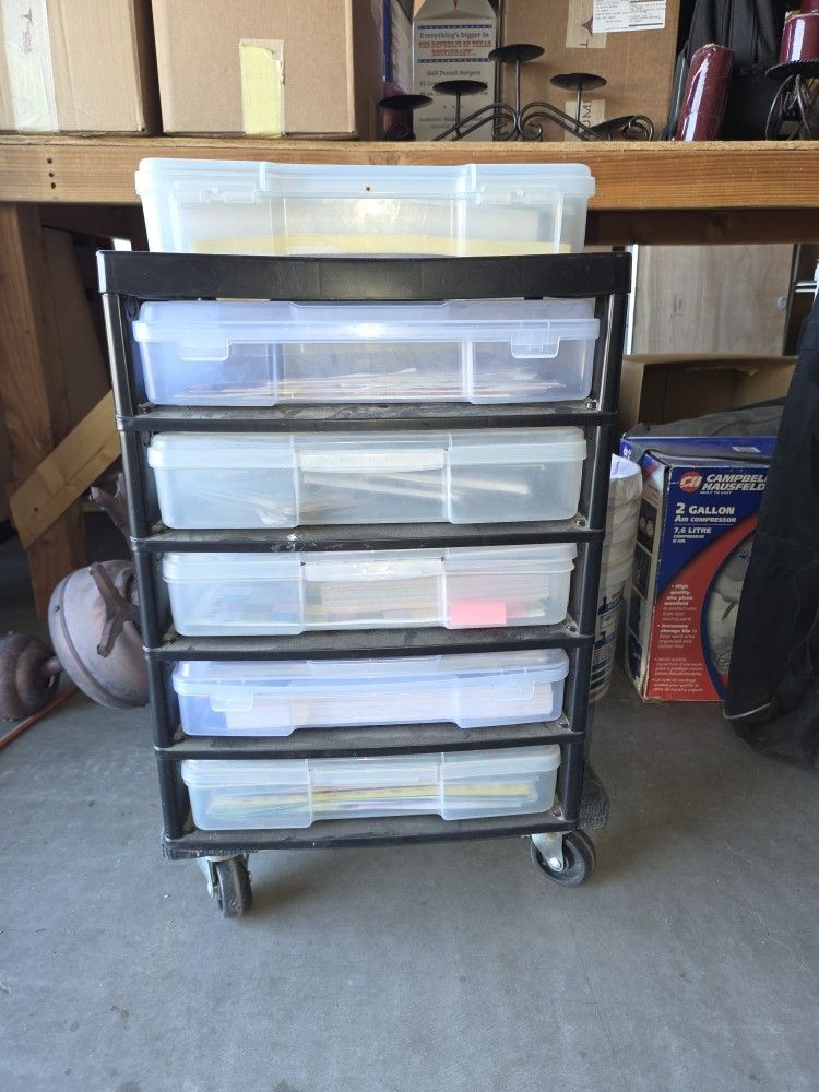 Scrapbook Storage Containers,All Drawers Full. for Sale in Gilbert, AZ ...