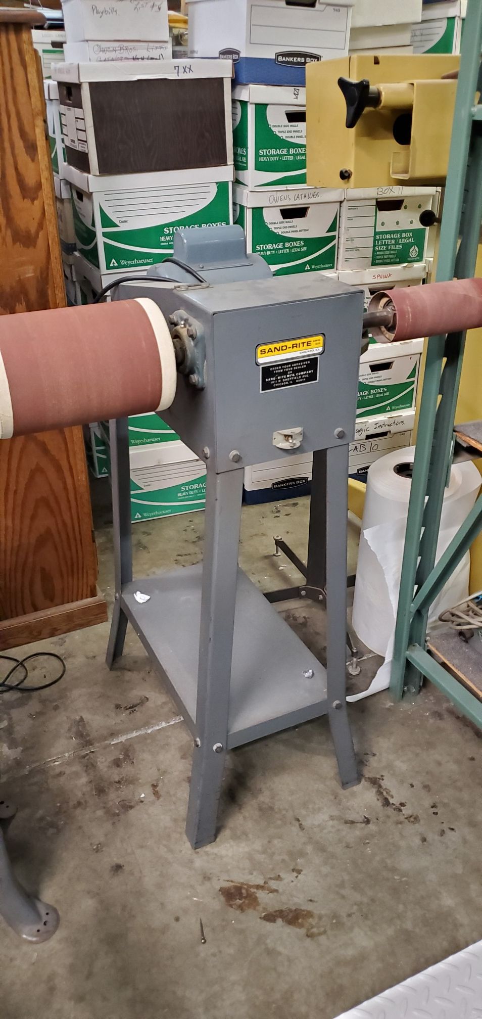 Sand-Rite pneumatic drum sander on stand for Sale in Irwindale, CA ...