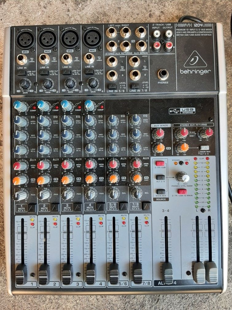 Behringer XENYX 1204 USB Mixer for Sale in Vista, CA - OfferUp