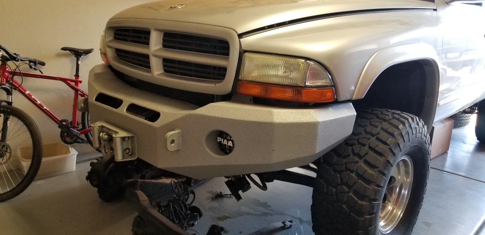 1997-2004 Dodge Dakota/1998-2003 Dodge Durango custom winch bumper for ...