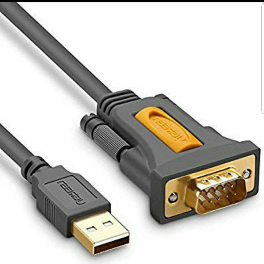 UGREEN USB 2.0 to RS232 DB9 Serial Cable Male A Converter Adapter for ...