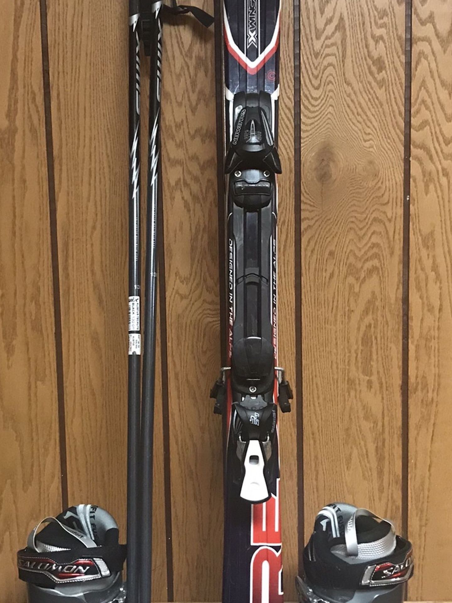 Salomon Ski Set. 158 X-Wing Fire Ski, 28/28.5 Xfit Shadow Mission Boots ...