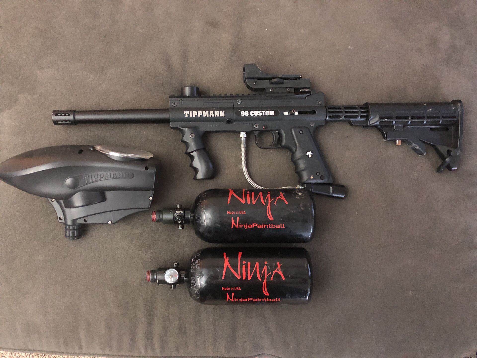 Custom Painted Paintball Guns