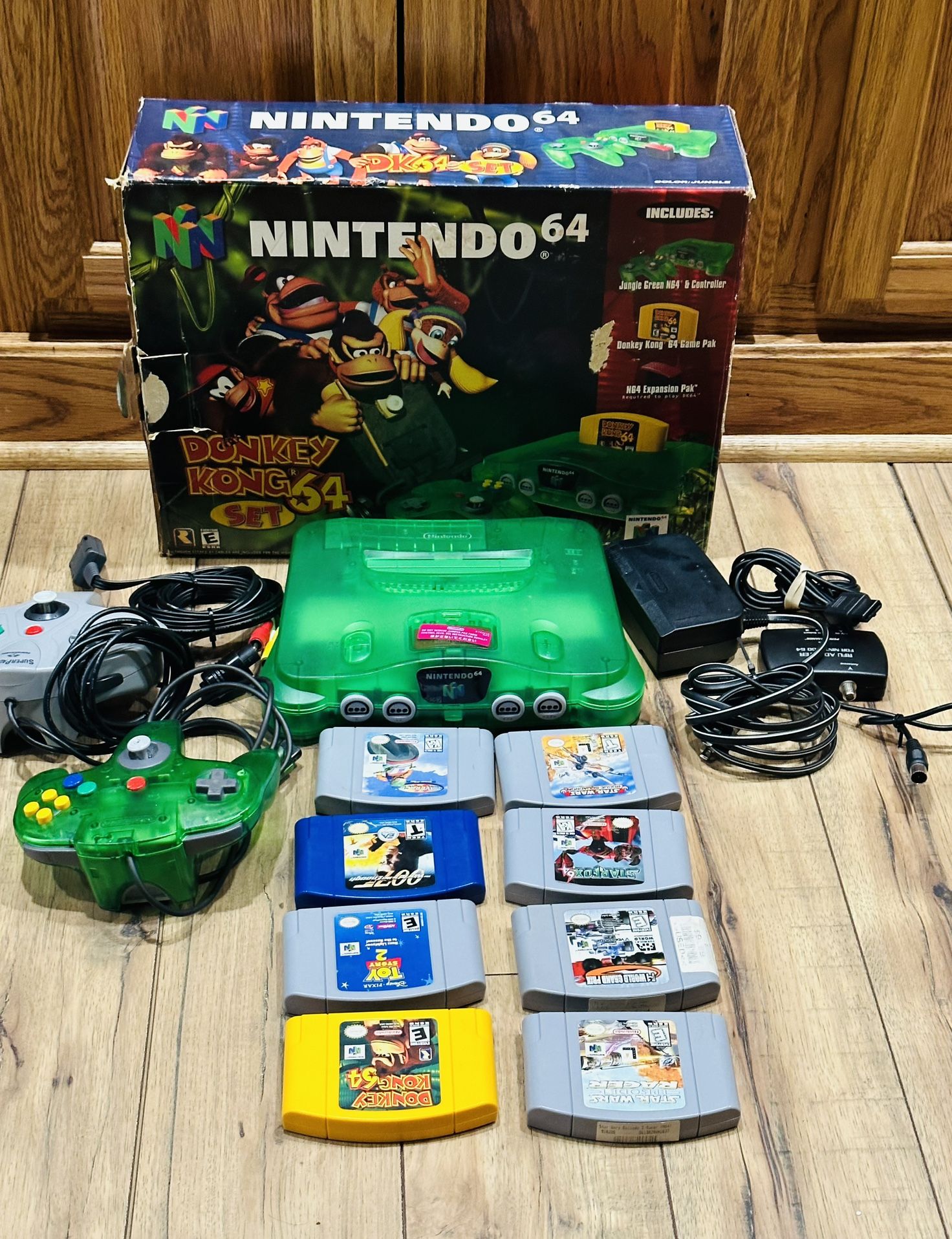 Nintendo 64 System Jungle Green With Games Bundle for Sale in Jasper ...