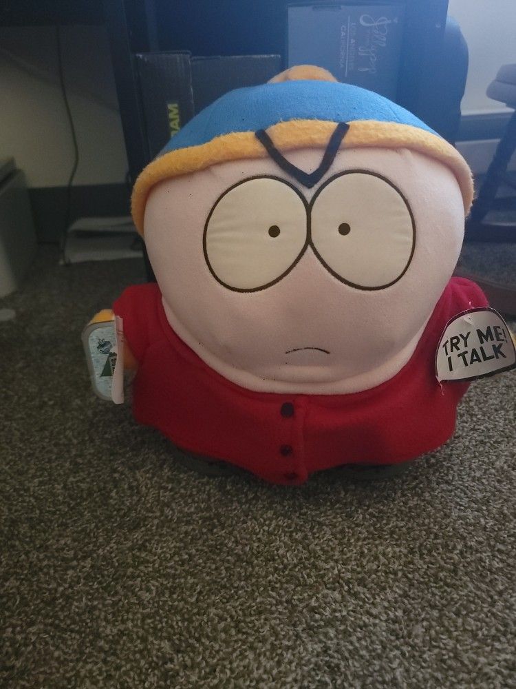 SOUTH PARK 1998 Talking Cartman 12.5”. New, Clean,No Stains,Never ...