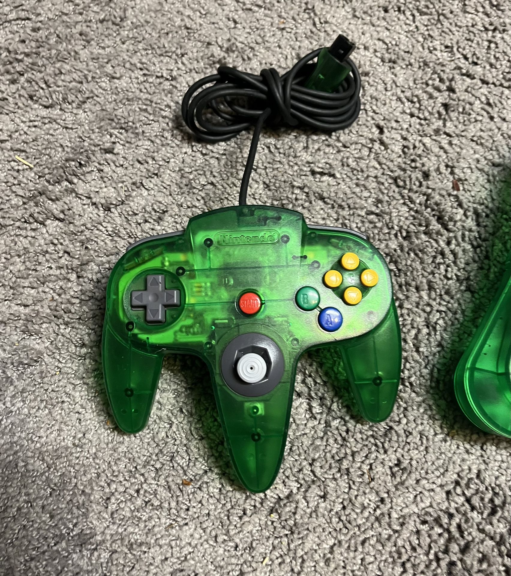Nintendo 64 N64 Jungle Green Edition for Sale in Beaumont, CA - OfferUp