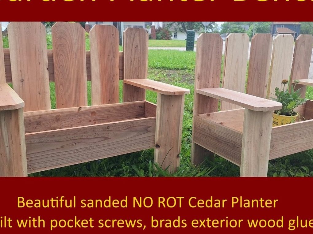 Garden Planter Bench for Sale in Columbus, OH - OfferUp