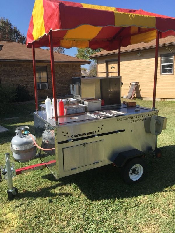 Elote, hot dog, corn, taco vending stand cart for Sale in Waxahachie ...