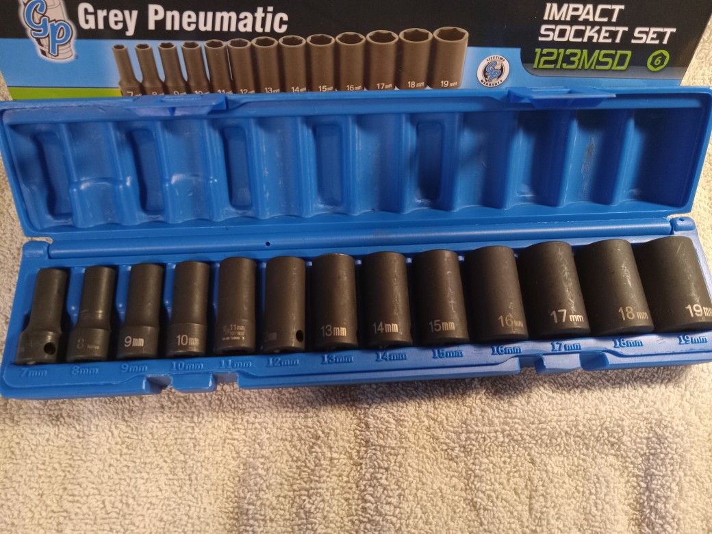 3/8 Semi Deep Metric Socket Set - Impact for Sale in Garden Grove, CA ...