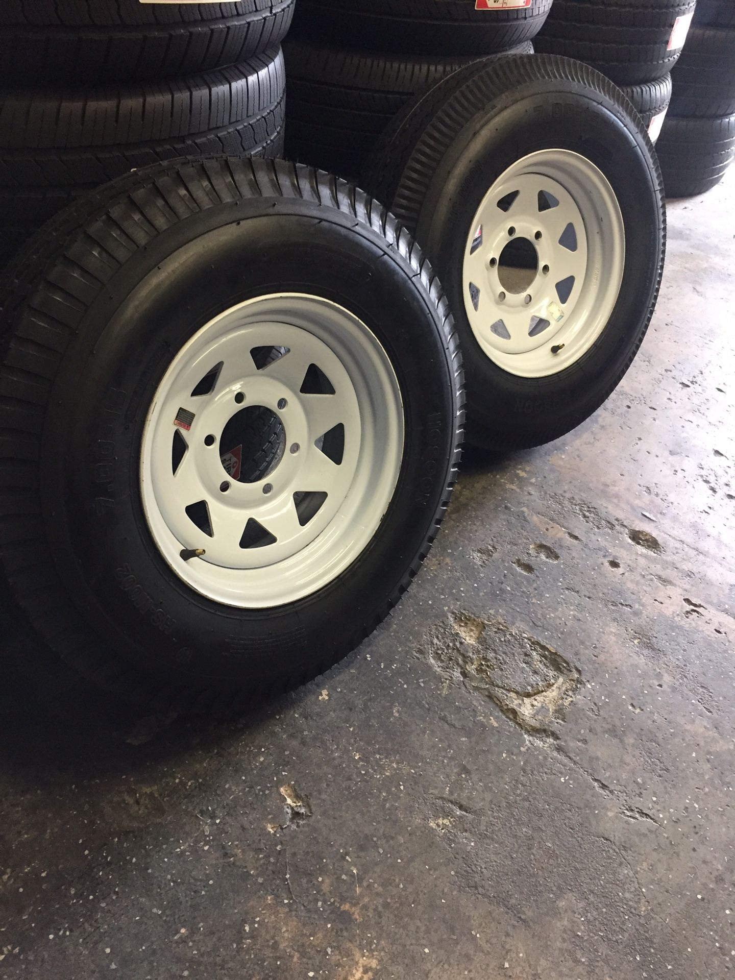 700-15 trailer wheels and tires for Sale in Houston, TX - OfferUp
